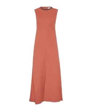 Brunello Cucinelli Monili Chain-detail Midi Dress