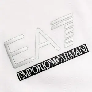 EA7 Logo Round-necked T-shirt