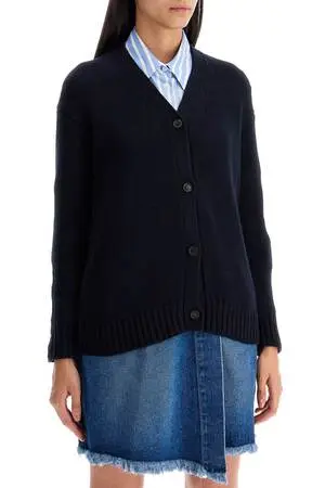 Max Mara Long-sleeved V-neck Cardigan