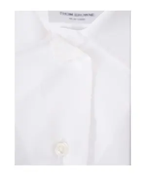 Thom Browne Long Sleeve Cropped Shirt