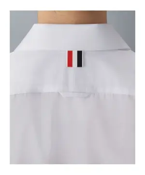 Thom Browne Long Sleeve Cropped Shirt
