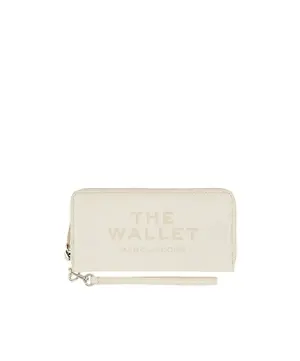 Marc Jacobs Continental Zipped Wallet - Ivory