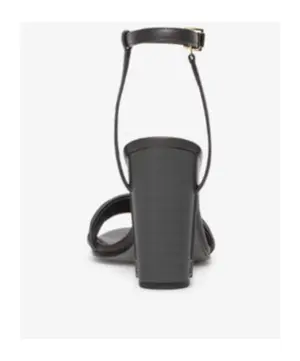 Fendi Embossed Ff Logo Ankle Strap Sandals