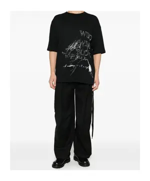 ANN DEMEULEMEESTER Dieter Wild Wind Blows High Comfort T-shirt