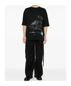 ANN DEMEULEMEESTER Dieter Wild Wind Blows High Comfort T-shirt