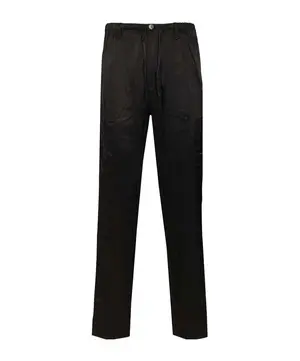 Dries Van Noten Straight Leg Pants With Drawstring Waistband