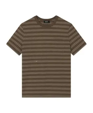 A.p.c. Striped Crewneck T-shirt