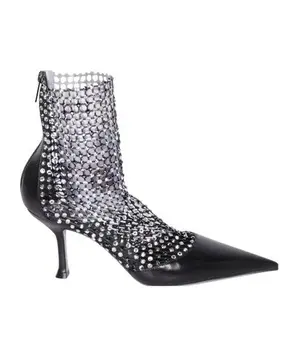 Rene Caovilla Embellished Pointed-toe Pumps
