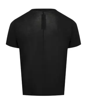 Rick Owens Sheer Short Sleeved T-shirt - Black