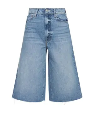 MOTHER The Undercover Fray Denim Shorts