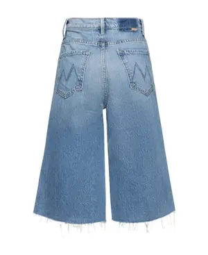 MOTHER The Undercover Fray Denim Shorts