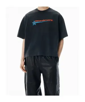 Alexander Wang Star Patterned Crewneck T-shirt