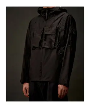 C.P. COMPANY Transformable Hooded Jacket - Black