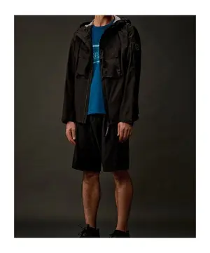 C.P. COMPANY Transformable Hooded Jacket - Black