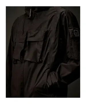 C.P. COMPANY Transformable Hooded Jacket - Black
