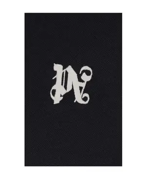 Palm Angels Logo Embroidered Zipped Jacket