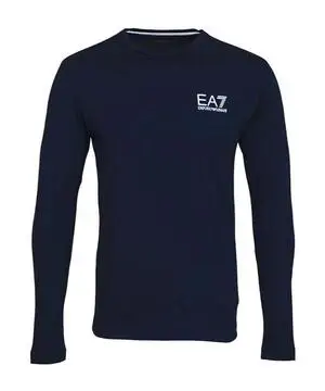 EA7 Navy Crew-neck T-shirt - Black