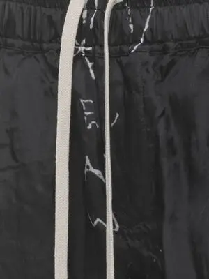 Rick Owens Drawstring Printed Shorts