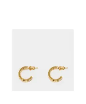 IVI Mini Slot Earrings - Yellow