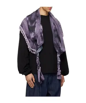 We11Done Scarf Long-sleeved T-shirt