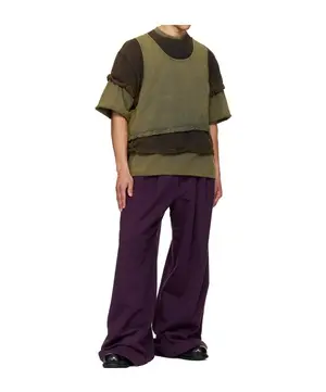 We11Done Three-layer Short-sleeved T-shirt - Green