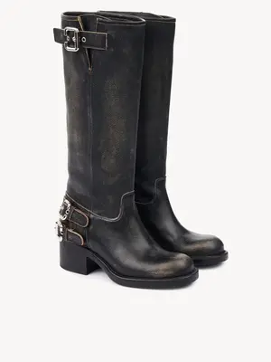 Chloé Dakota Knee-high Buckled Boots