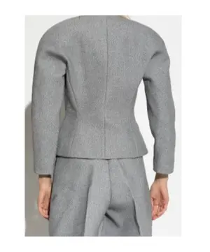 Jacquemus Mini Ovalo Jacket - Gray