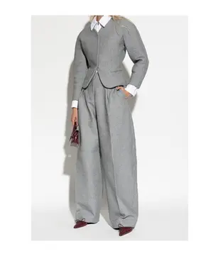 Jacquemus Mini Ovalo Jacket - Gray