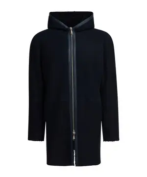 Tagliatore Zip-up Hooded Parka - Blue