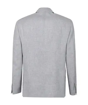 LARDINI Single-breasted Tailored Blazer - Gray