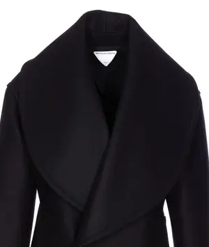 Bottega Veneta Double-breasted Coat With Notched Lapel