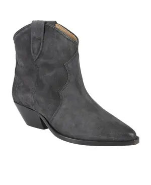 Isabel Marant Étoile Pointed-toe Ankle Boots - Black