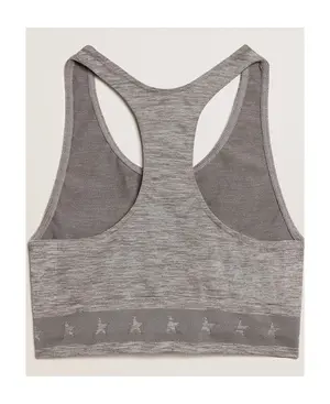 GOLDEN GOOSE Cropped Top With Logo Underband