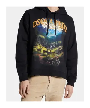Dsquared2 Printed Hoodie