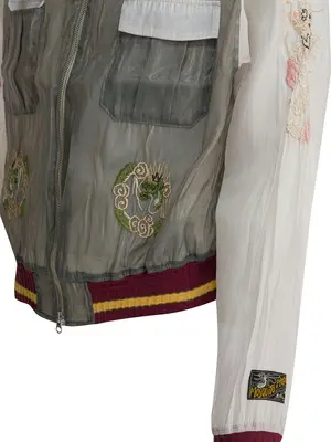 Kapital Embroidered Dragon Silk Bomber Jacket