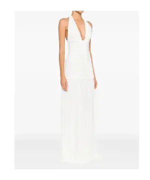 Christopher Esber Orion Flared Maxi Dress - White