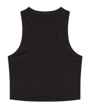 Givenchy Paris Logo Cropped Tank Top - Black