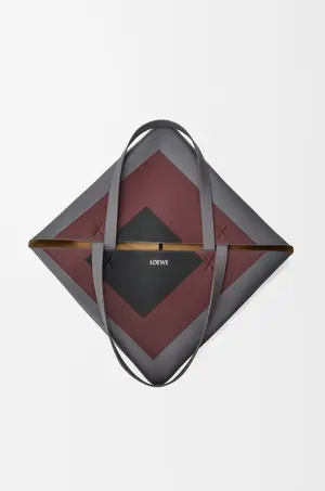 Loewe Puzzle Fold Shoulder Bag - Ardesia/deep Ruby