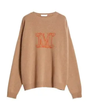 Max Mara Monogram Knit Jumper - Brown
