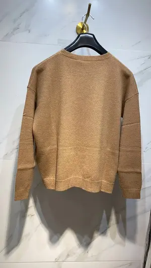 Max Mara Monogram Knit Jumper - Brown