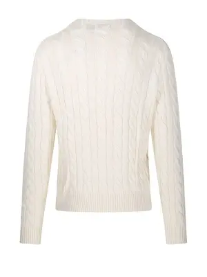Polo Ralph Lauren Cable-knit Jumper With Embroidered Pony Logo