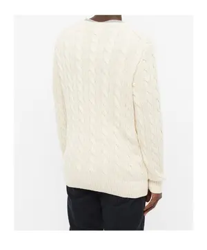 Polo Ralph Lauren Cable-knit Jumper With Embroidered Pony Logo