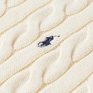 Polo Ralph Lauren Cable-knit Jumper With Embroidered Pony Logo
