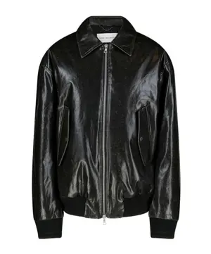 Dries Van Noten Bomber Jacket With Lapel Collar