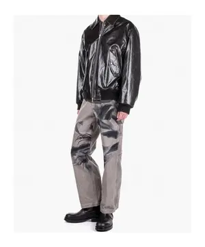 Dries Van Noten Bomber Jacket With Lapel Collar