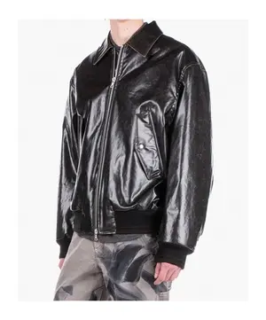 Dries Van Noten Bomber Jacket With Lapel Collar