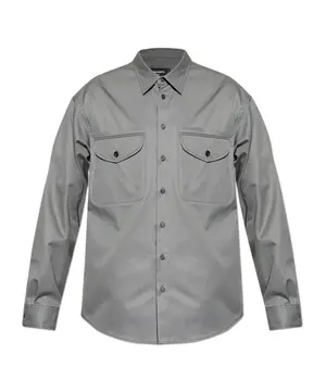 Dsquared2 Logo Embroidered Utility Shirt