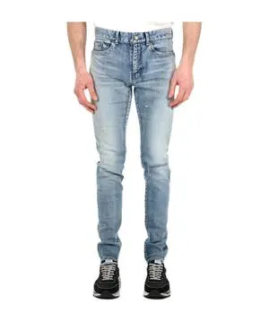 Saint Laurent Distressed Skinny Jeans
