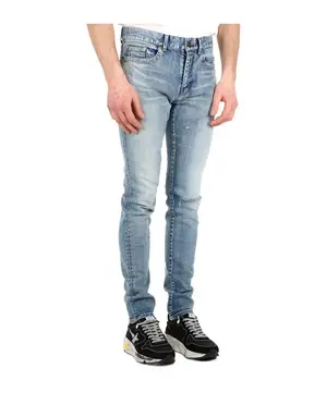 Saint Laurent Distressed Skinny Jeans