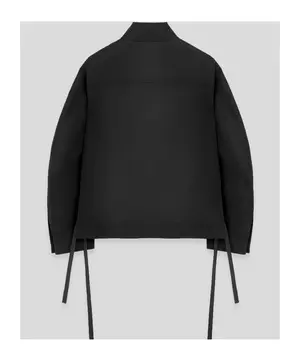 Loewe Button-fastening Pocket Jacket With Lace-up Sides